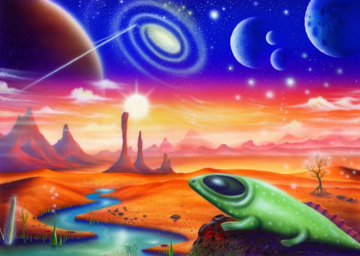 Space Nympth - Imaginary Art of Gerald Newton - Paintings & Prints ...