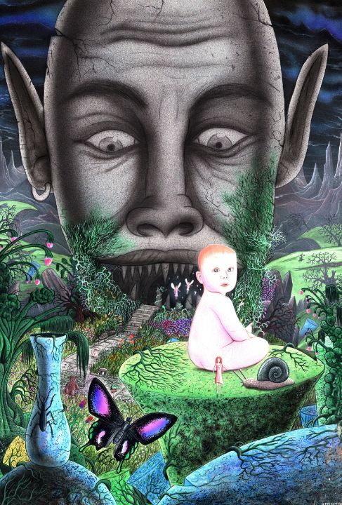 The Babysitter - Imaginary Art of Gerald Newton - Paintings & Prints ...
