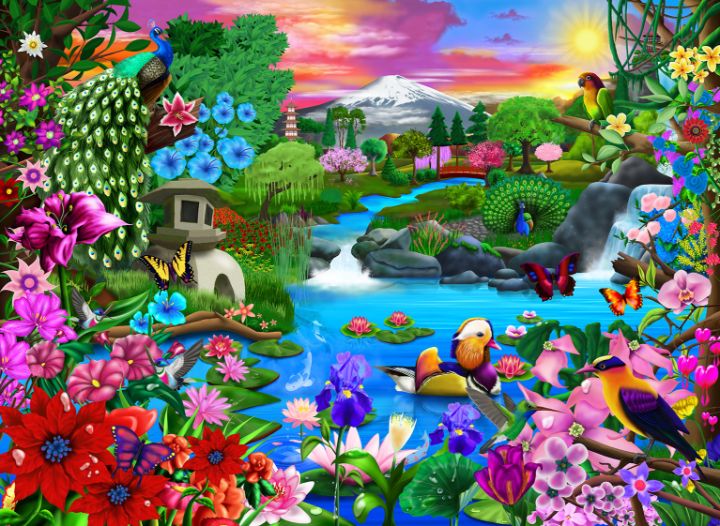 Oriental Paradise - Imaginary Art of Gerald Newton - Digital Art & AI ...