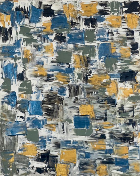 Abstract BYG - Keri Englehart Fine Art - Paintings & Prints, Abstract ...