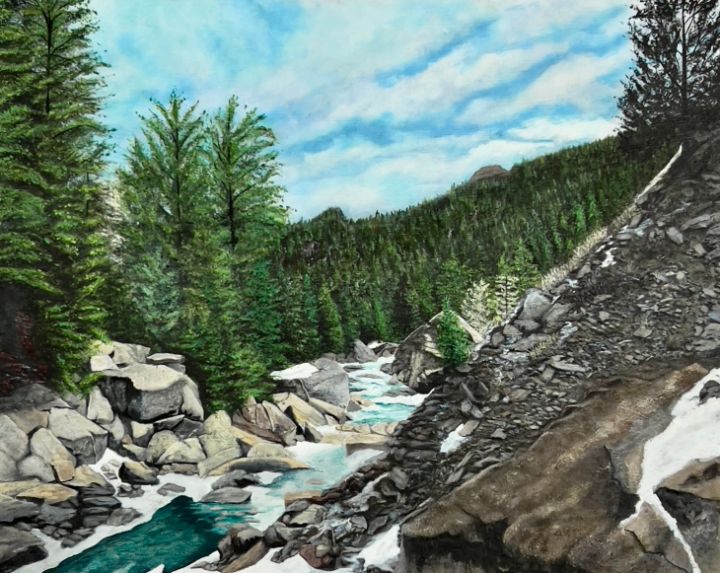 Creekside - Keri Englehart Fine Art and Creative Designs - Paintings ...