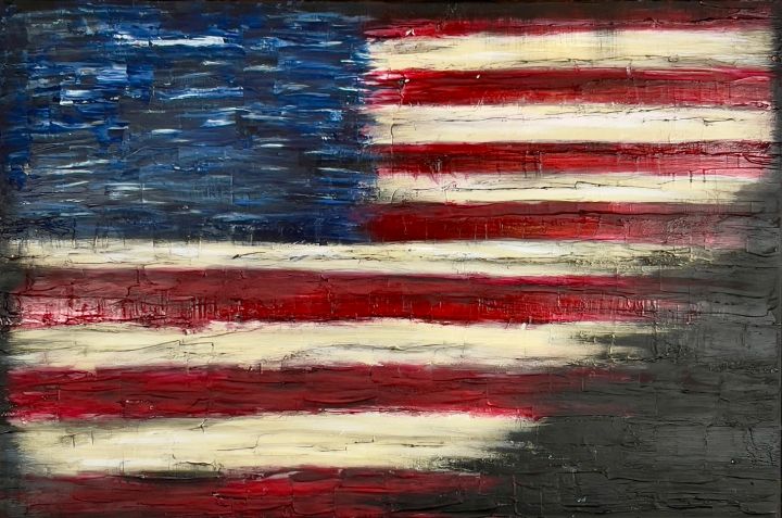 Rustic American Flag - Keri Englehart Fine Art and Creative Designs ...