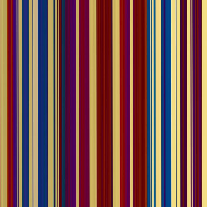 Red Blue Purple Green Gold Stripes, - Bilge Paksoylu - Digital Art ...