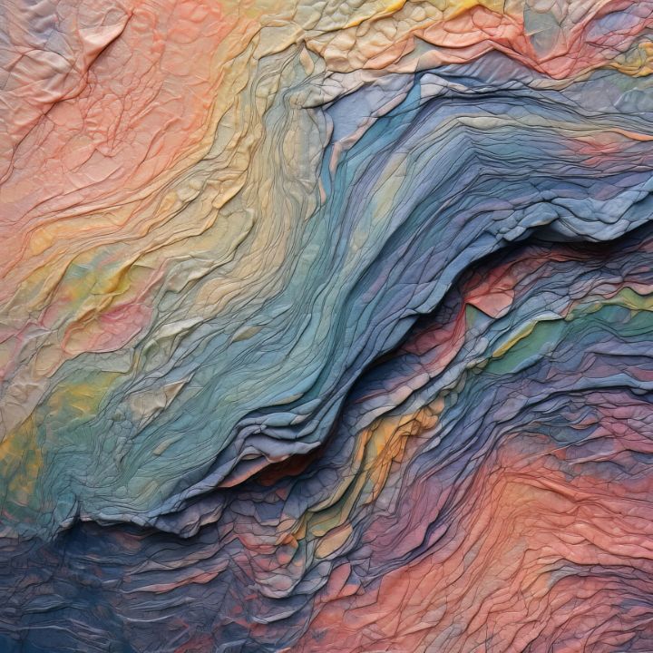 Textured Abstract - Bilge Paksoylu - Digital Art & AI, Abstract ...