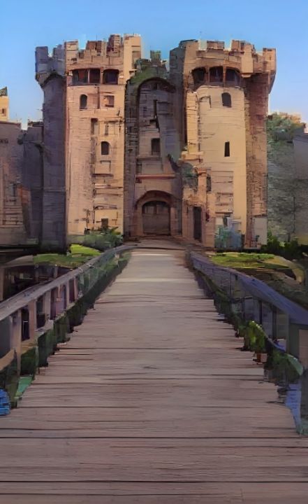 Castle Entrance - Dragon Art - Digital Art, Buildings & Architecture ...