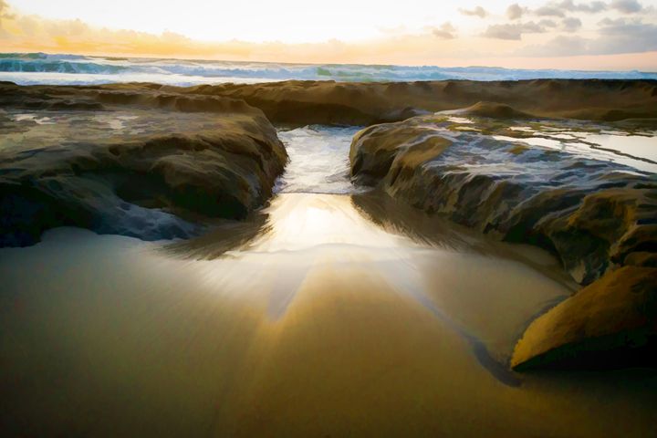 Tide Coming In - Foto By Rudy - Digital Art, Landscapes & Nature, Beach ...