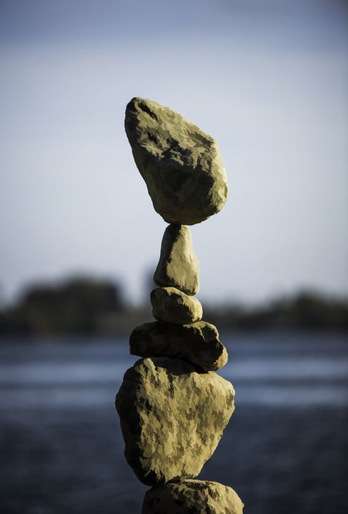 Rock Pile - Foto By Rudy - Digital Art & AI, Abstract, Geometric - ArtPal