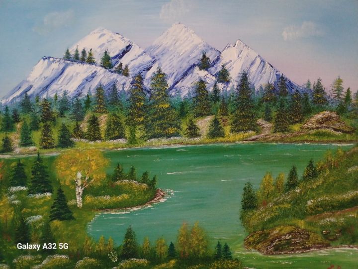 Spruce Pond - Lilbit of the Adirondacks - Paintings & Prints ...