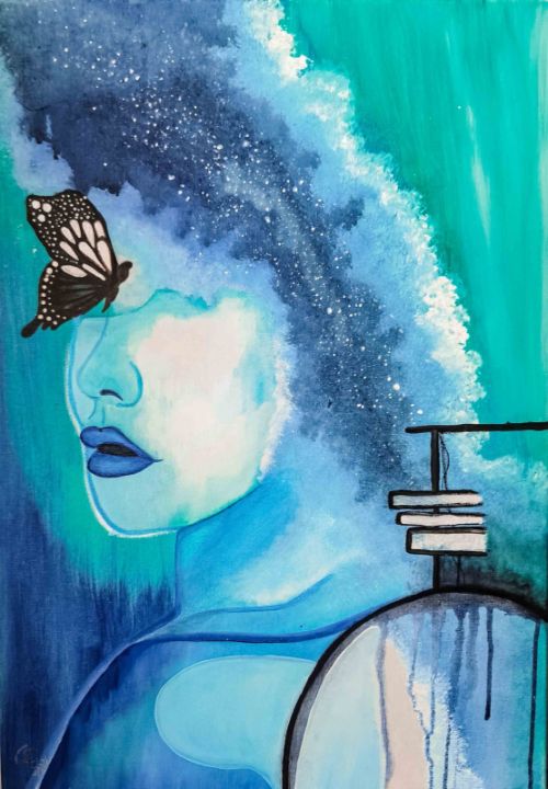 Luxy Unique - Drawings & Illustration, Paintings & Prints, Digital Art & AI