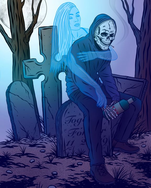 Eternal love - Tapped Ink - Drawings & Illustration, People & Figures ...