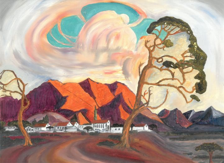 Small Namibian town Karibib - Patrick Ellery Art - Paintings & Prints ...