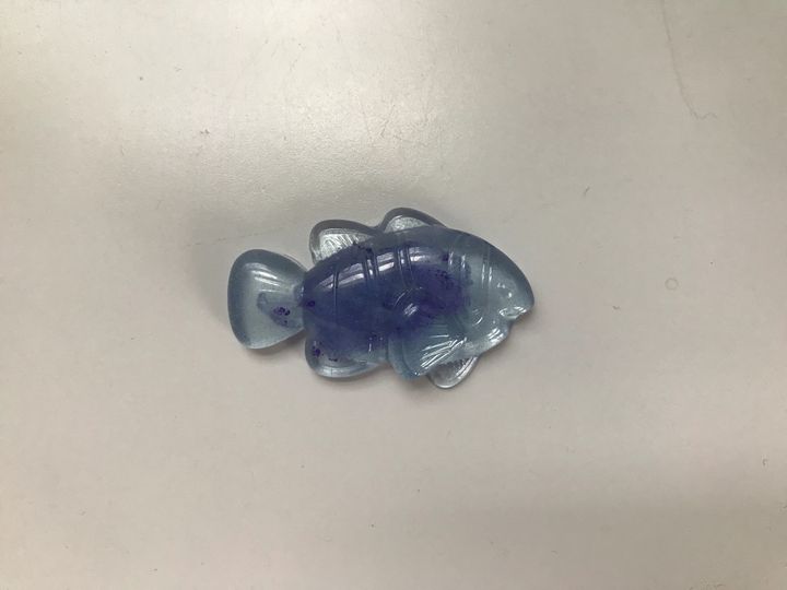 Clear and Purple Resin Fish - Art by Adina - Crafts & Other Art, Other ...