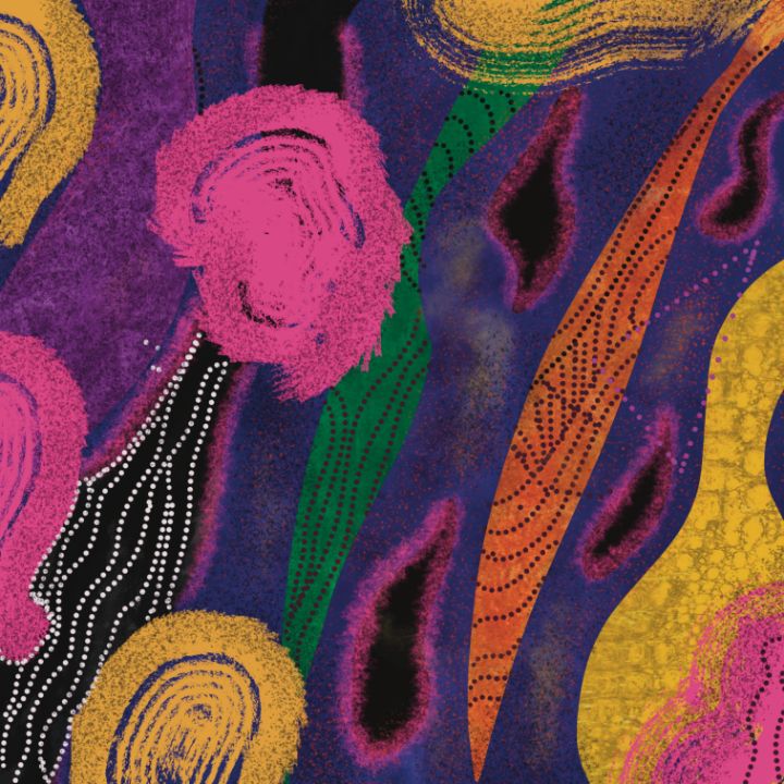 Colorful rhythmn - Debra Brewer Art Gallary - Paintings & Prints ...