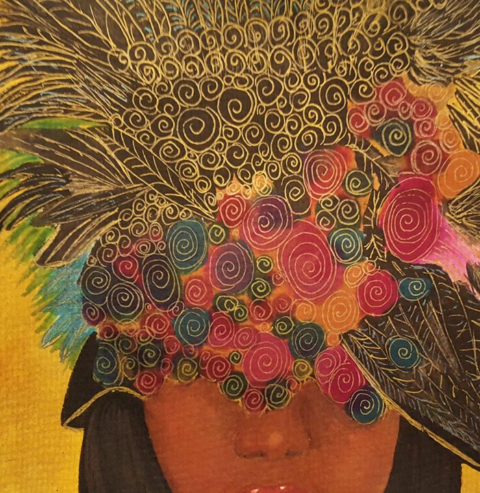Crazy Hat Day - Debra Brewer Art Gallary - Paintings & Prints, Ethnic ...