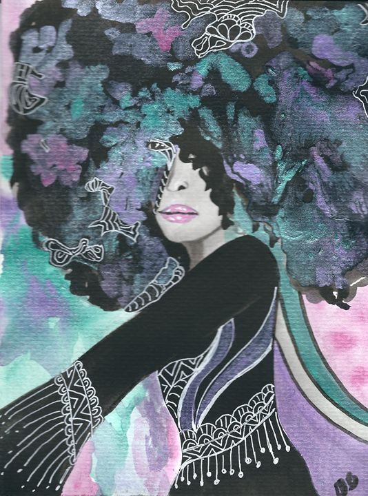 Blooming In Motion - Debra Brewer Art Gallary - Paintings & Prints ...