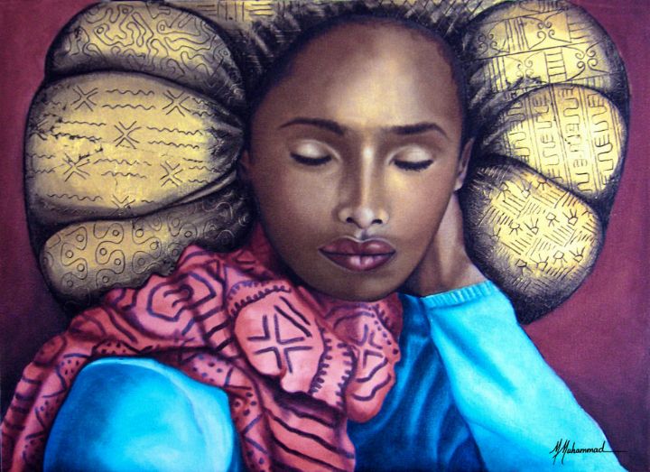 American Beauty - Marcella Hayes Muhammad - Paintings & Prints, Ethnic ...