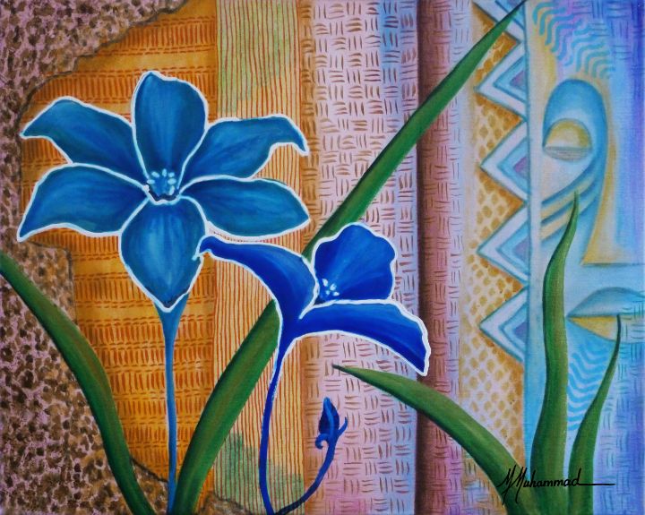 Jungle Rose - Marcella Hayes Muhammad - Paintings & Prints, Ethnic ...