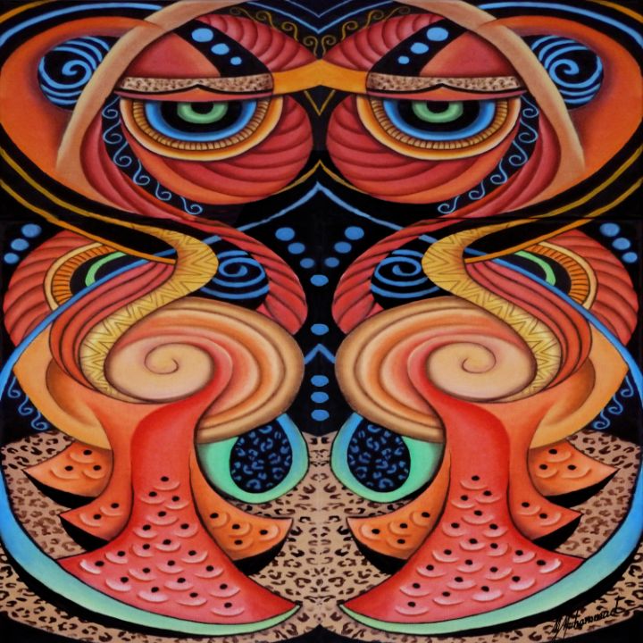 Lucky Dragon Flash - Marcella Hayes Muhammad - Paintings & Prints ...