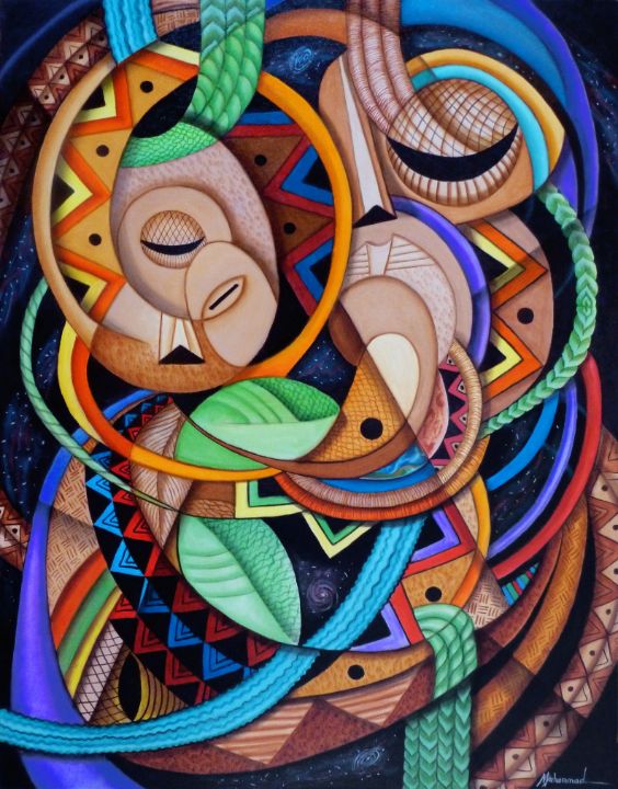 Celebration of Renewal - Marcella Hayes Muhammad - Paintings & Prints ...