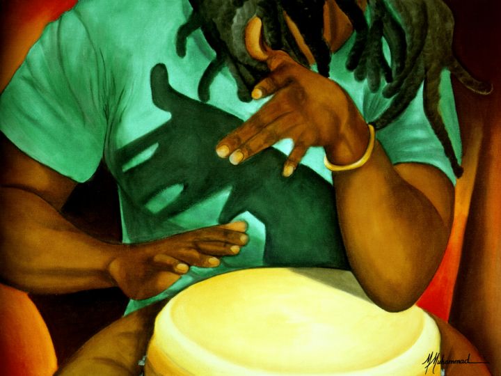 A Little Island Beat - Marcella Hayes Muhammad - Paintings & Prints ...