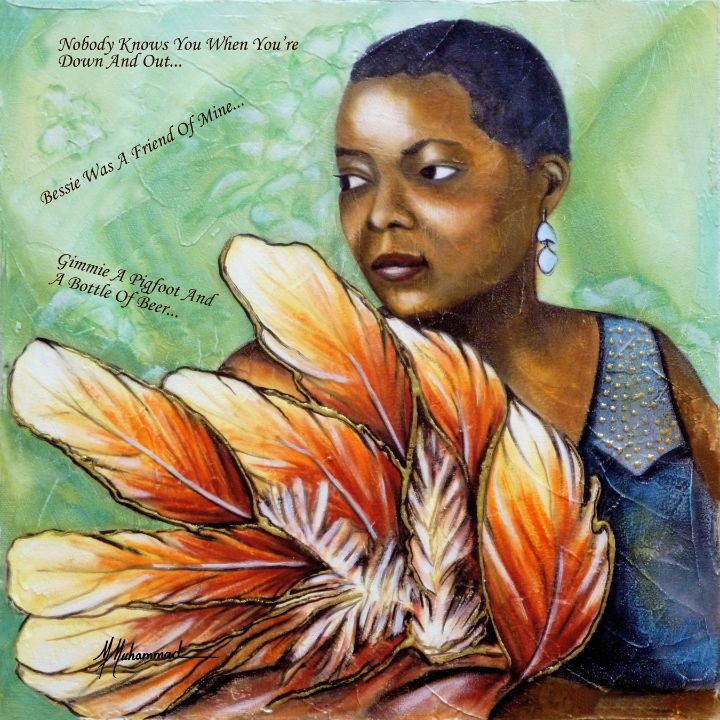 St. Louis Woman / Bessie Smith - Marcella Hayes Muhammad - Paintings ...