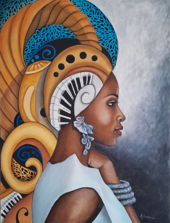 Copasetic 1 - Marcella Hayes Muhammad - Paintings & Prints, Ethnic ...