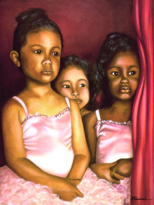 In The Wings - Marcella Hayes Muhammad - Paintings & Prints, Ethnic ...