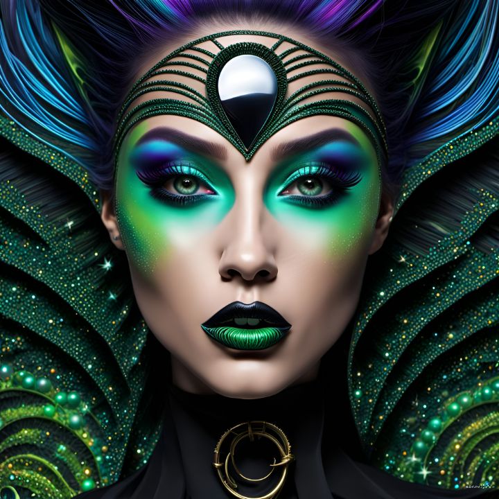 Female Portrait #2 - Wildly Wicked Artworks - Digital Art & AI, People ...