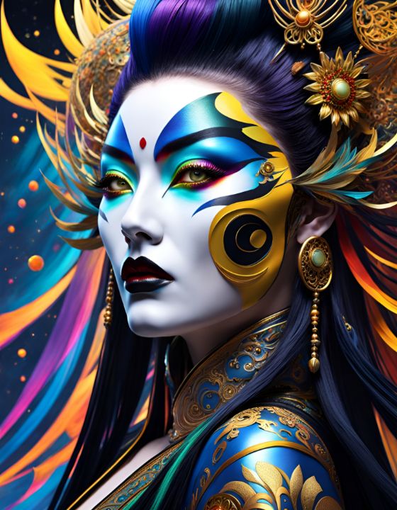 Female Portrait #4 - Wildly Wicked Artworks - Digital Art & AI, People ...