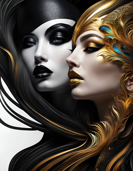 Female Portrait #18 - Wildly Wicked Artworks - Digital Art & AI, People ...