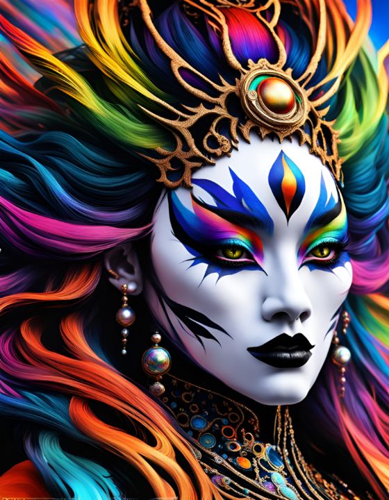 Female Portrait #25 - Wildly Wicked Artworks - Digital Art & AI, People ...