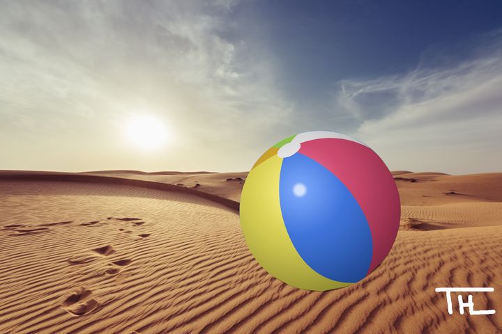 Desert Ball - Tommy Hanly - Digital Art & AI, Landscapes & Nature ...