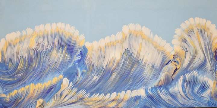 Tidal Waves - Moment 2 Moment Art Studio - Paintings & Prints, Abstract ...