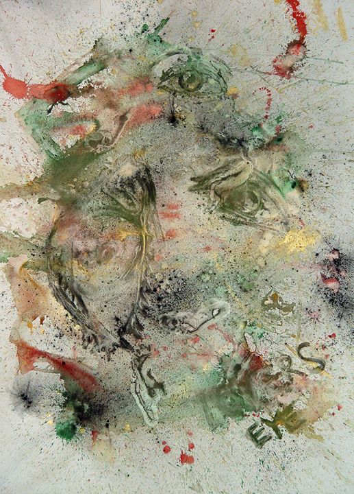 Lover's Eye - Pero Art - Paintings & Prints, Abstract, Figurative - ArtPal