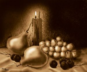 Dramatic still life - Bloom.Art _By Sarah Nabih - Paintings & Prints, Still Life, Food ...