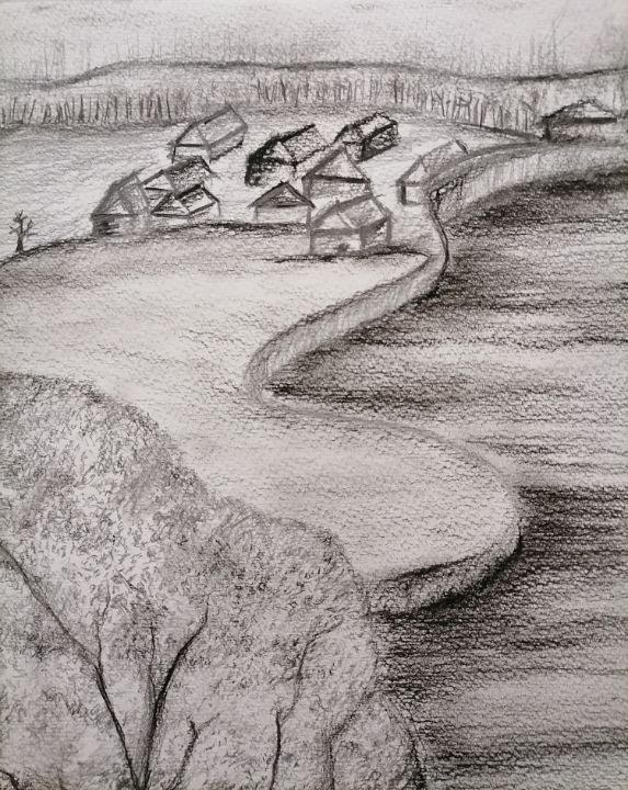 Beautiful landscape - Kob - Drawings & Illustration, Landscapes ...