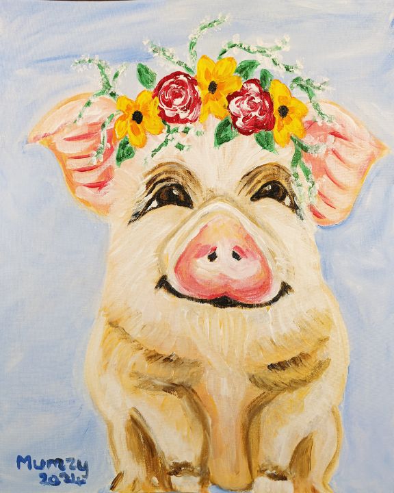 0519 the small cute swine 2021 plus - ZoooooZ - Paintings & Prints ...
