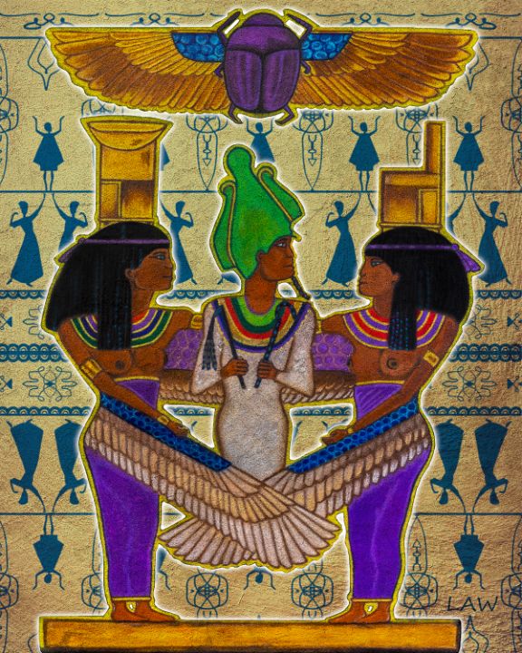 Osiris - EL Thutmose Tehuti - Paintings & Prints, Ethnic, Cultural ...