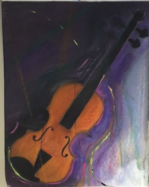 Violin Inspiration - Linda ARTWORKS - Paintings & Prints, Still Life ...