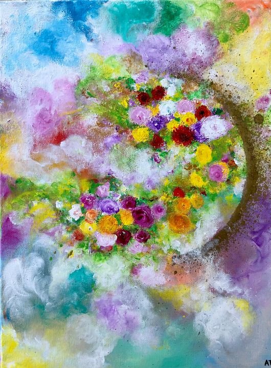 The Nest 3 - Angela Tocila Art - Paintings & Prints, Abstract ...