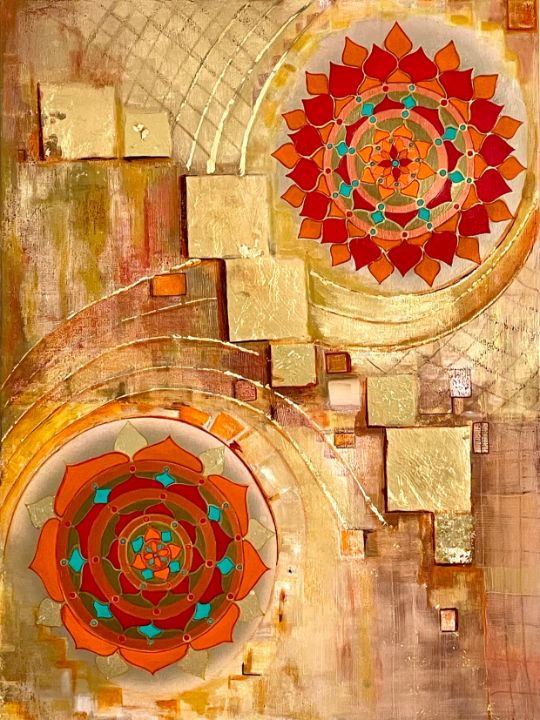 Interconnected - Angela Tocila Art - Paintings & Prints, Abstract ...