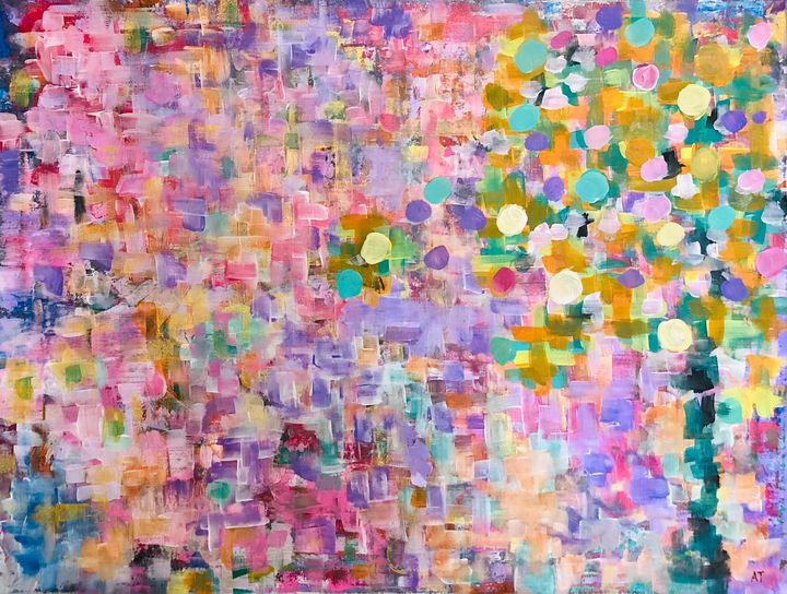 Springtime - Angela Tocila Art - Paintings & Prints, Abstract ...