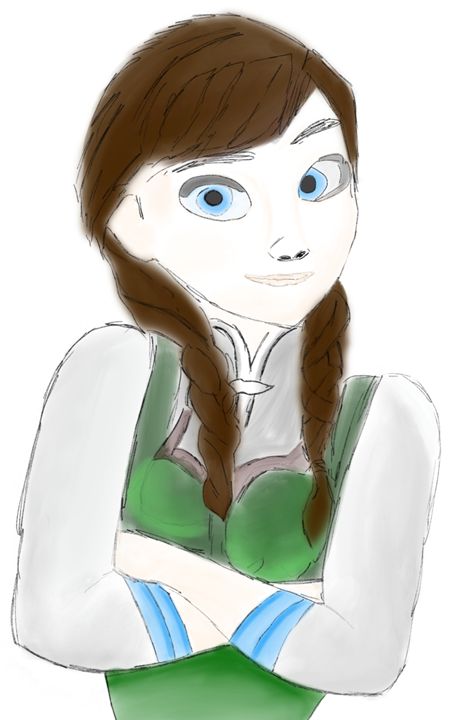 Anna in Color - Digital Art - Digital Art & AI, People & Figures ...