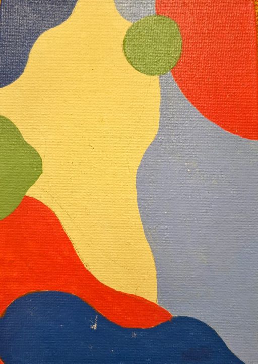 Sunrise - Canvas Art - Paintings & Prints, Abstract, Irregular Forms ...
