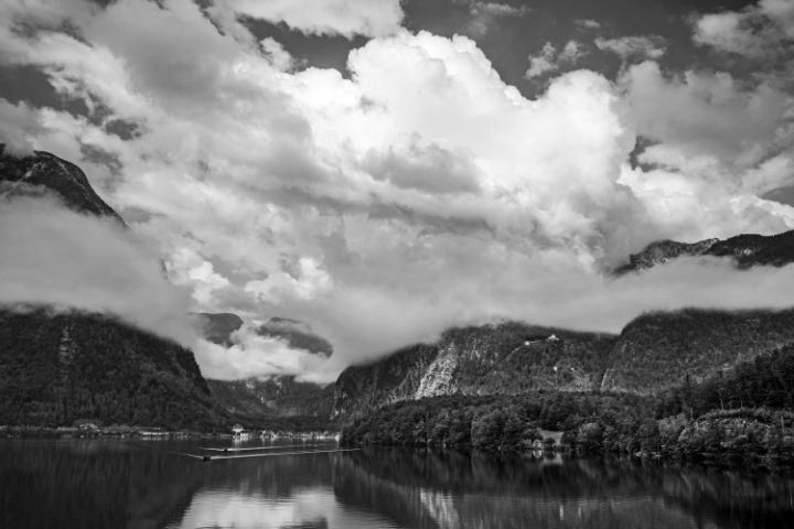 BW Boats Across the Lake - Hallstatt - 360 Studios Fine Art - William ...