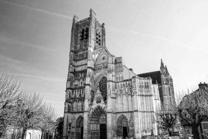 BW Saint-Croix Cathedral France 1/7 - 360 Studios Fine Art - William ...