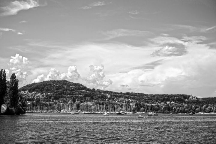 BW Lake Lucerne Switzerland 1/2 - 360 Studios Fine Art - William Robert ...