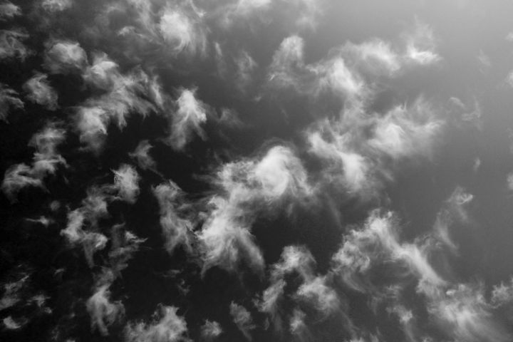 BW Pink & White Cotton Candy Skies 2 - 360 Studios Fine Art - William ...