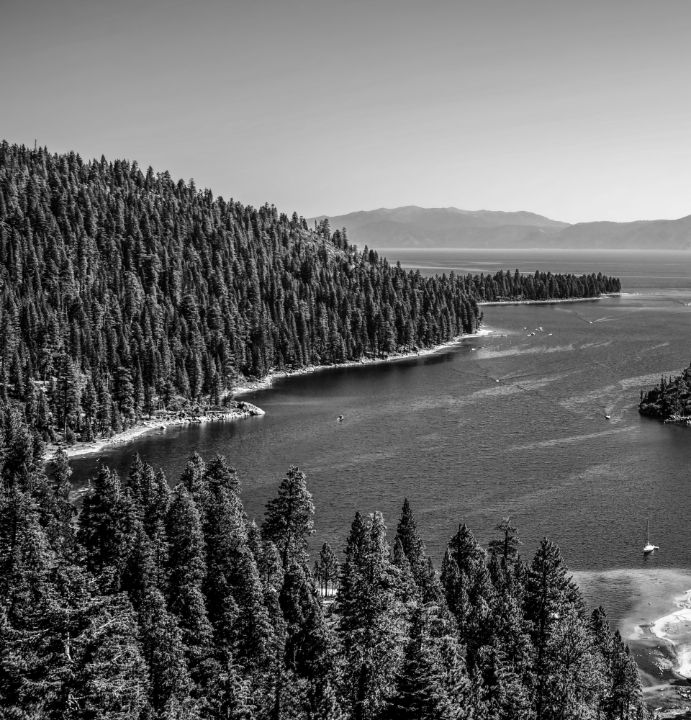 BW Top of the Lake 3 of 3 Tahoe - 360 Studios Fine Art - William Robert ...