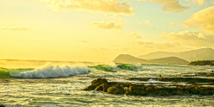 Perfect Day Panorama - Sunset Hawaii - 360 Studios Fine Art - William ...